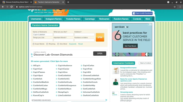 Used a Fandom name generator | Fandom