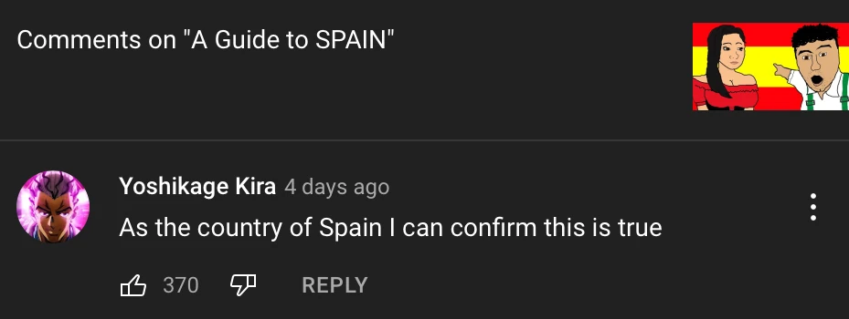 Damn so this happened to my YouTube comment | Fandom