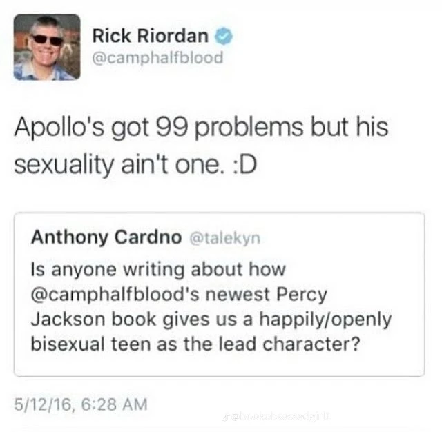 rick riordan is so funny bro | Fandom