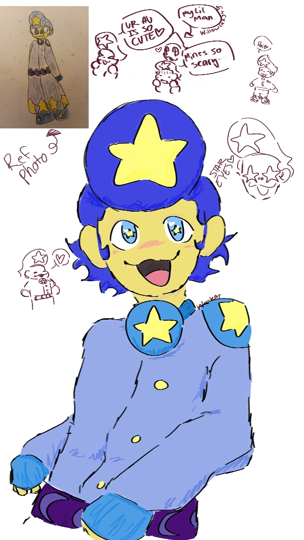 lil fan art of star child Wally | Fandom