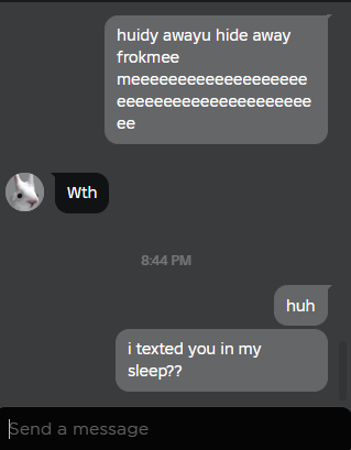 sleep texted my bff | Fandom