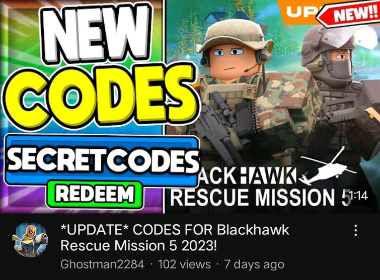 I sure do love BRM5 codes | Fandom