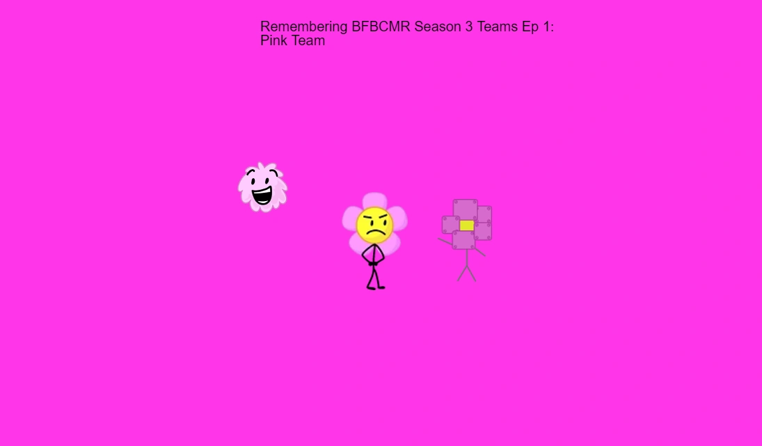 Trying to correct BFBCMR S3 Teams: Pink Team | Fandom