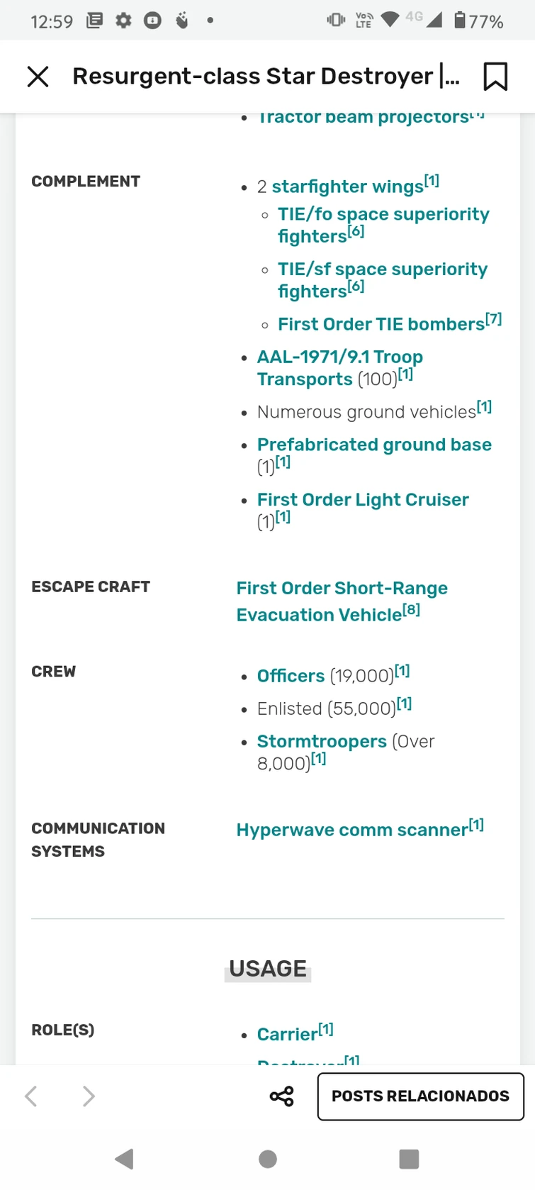 Why do First Order capital ships carry such a small amount of ...