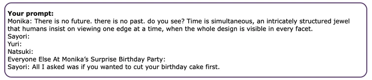 DDLC Incorrect quotes made by a generator | Fandom