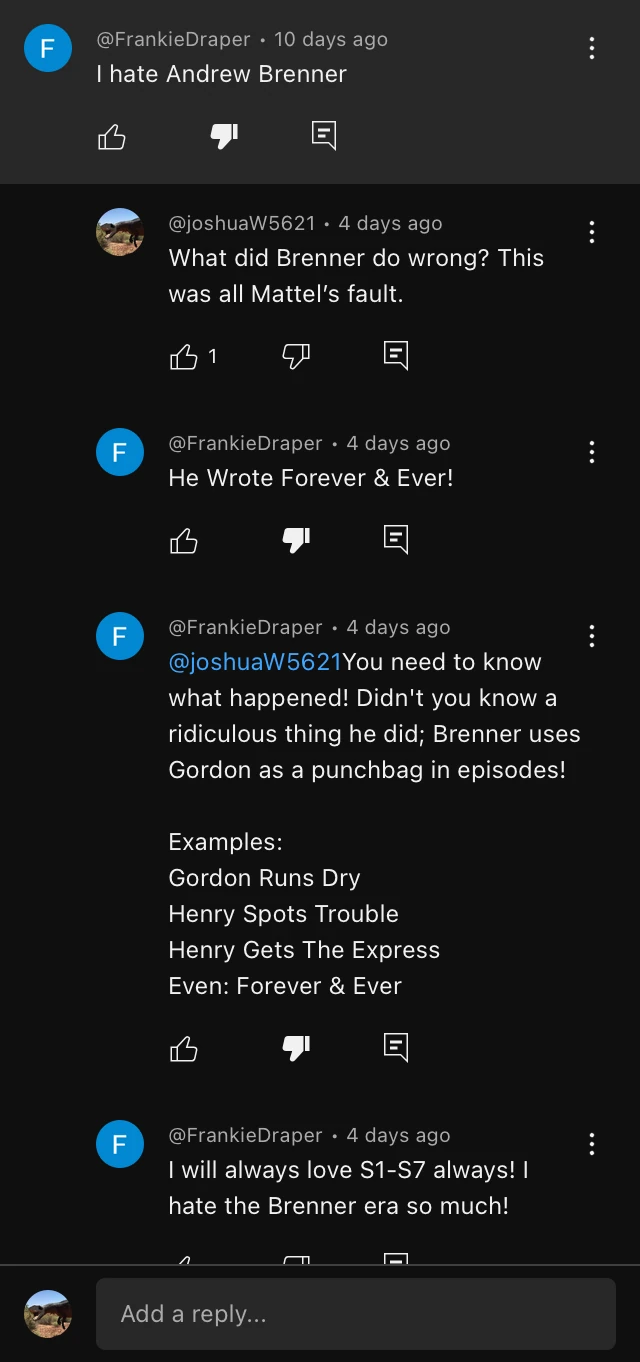 Oh great, toxic Andrew Brenner haters are blaming him for Mattel’s demands | Fandom