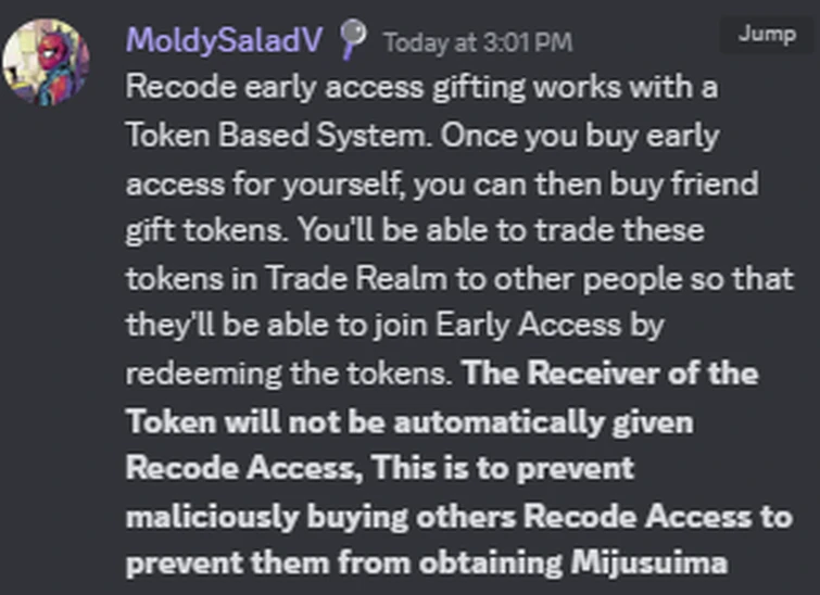 RECODE TOKENS | Fandom