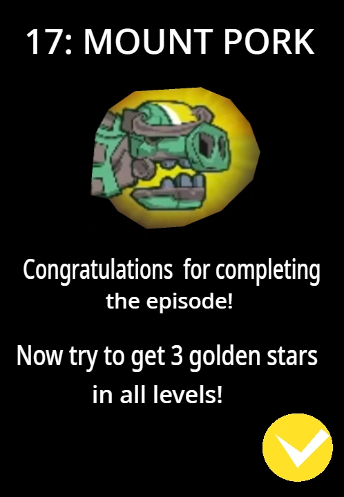 Mount Pork Episode completed screen: Part 1 | Fandom