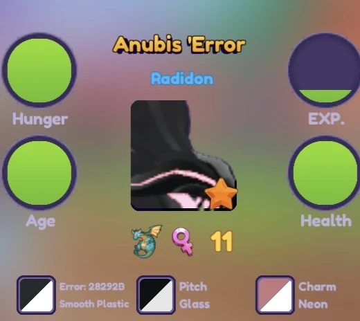 Anyone know a value of Error Color dragon?? I have a error rad but l ...