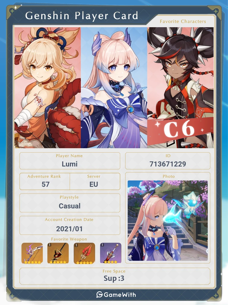 make your own character card! | Fandom