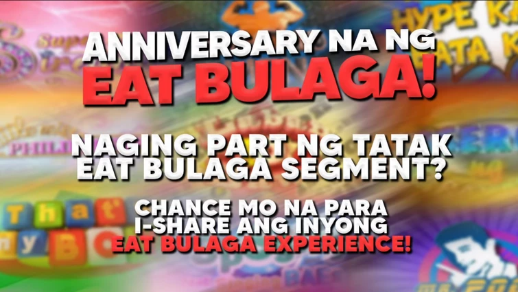 Eat Bulaga 46th Anniversary Announcement: | Fandom