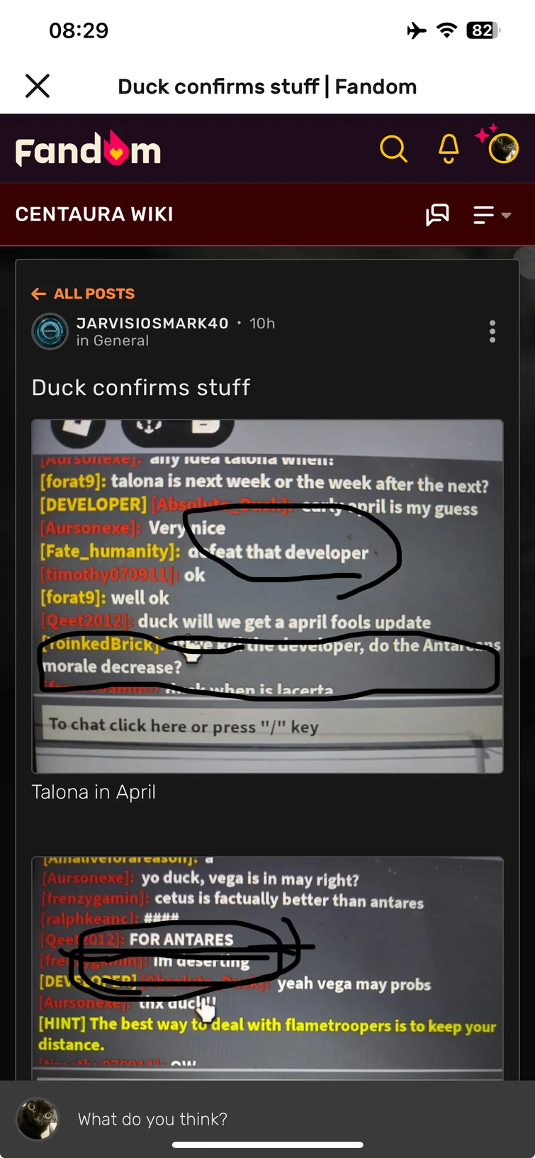 Duck confirms stuff | Fandom