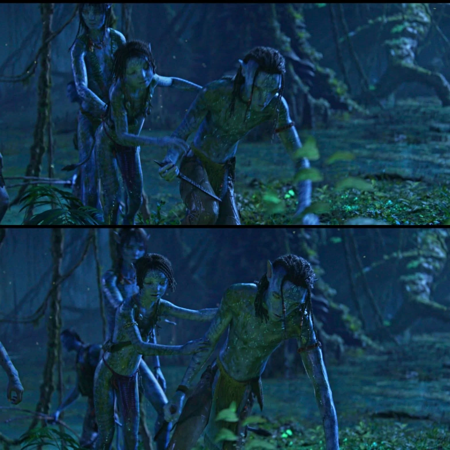 Four Sully children are slowly walking together | Fandom