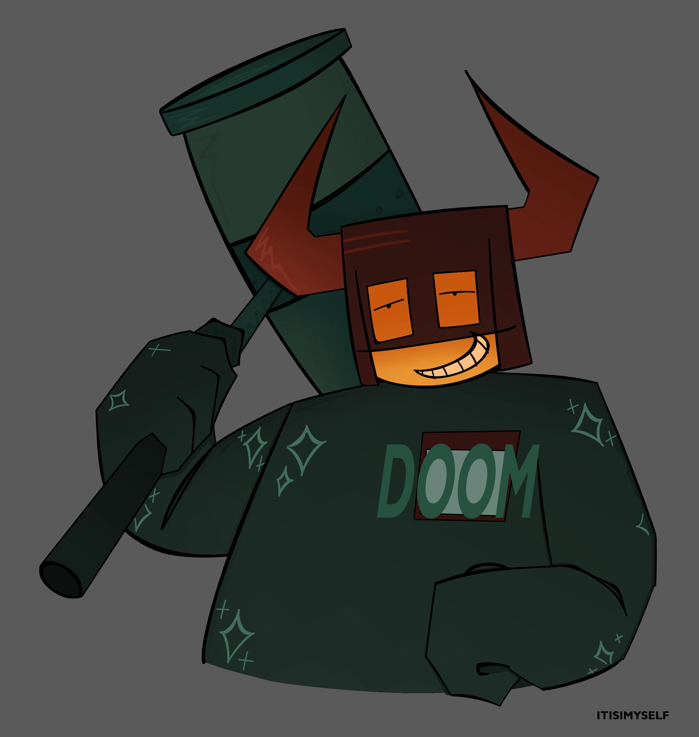 (slightly) botched art of mr doom bringer | Fandom