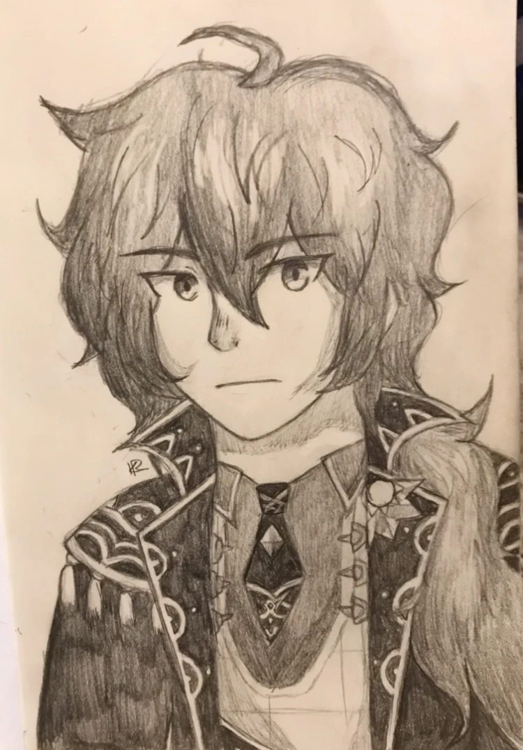 Disproportionate Diluc Drawing | Fandom