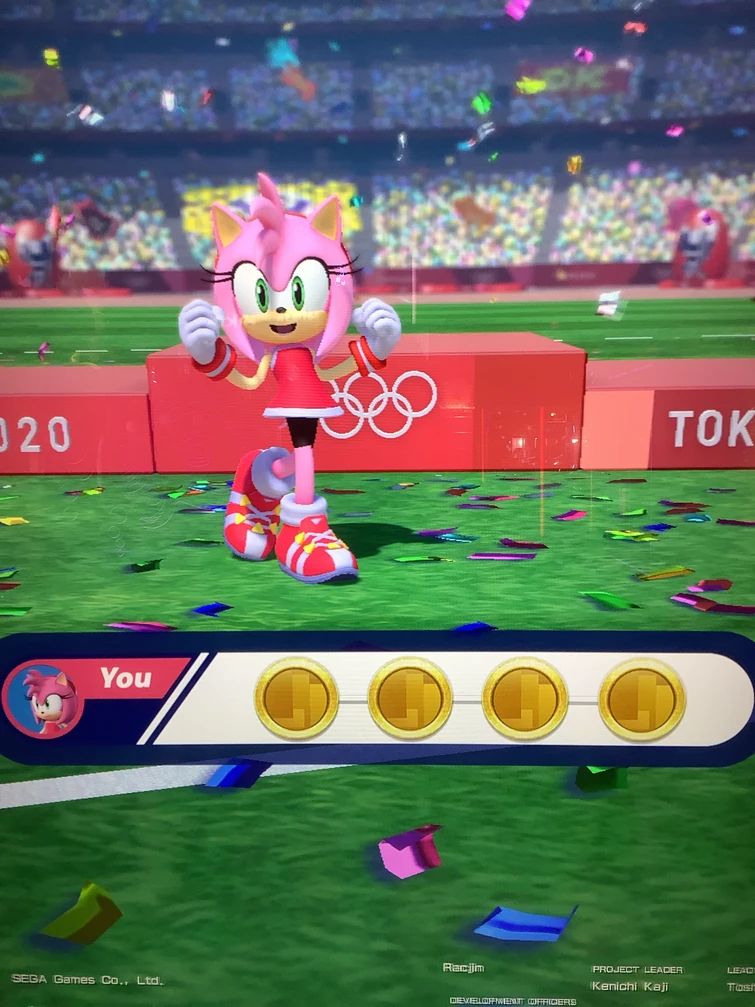 Amy rose in Mario and sonic at the Tokyo Olympics arcade edition ending ...