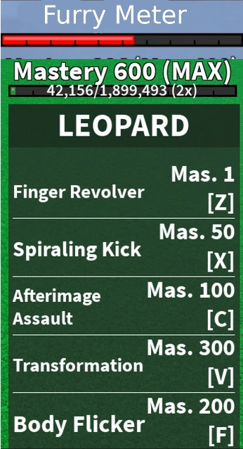Leopard moveset after Update 20 belike: | Fandom