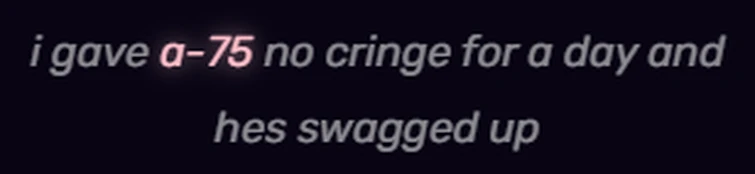 no one has noticed my thing is still there on SWAG-75 | Fandom