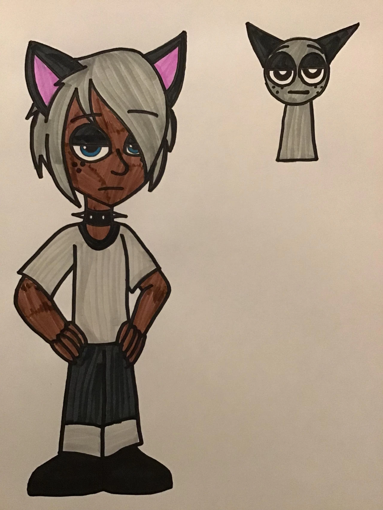 Tigeressbird324 humanized sprunki part 5:gray | Fandom