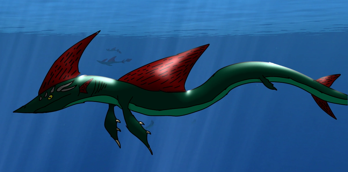 Manda swimming. | Fandom