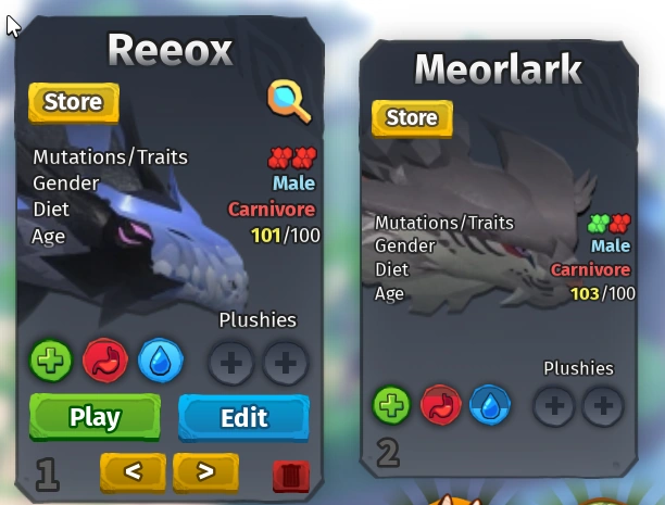 LF - Double Red Trait Meorlark | Fandom
