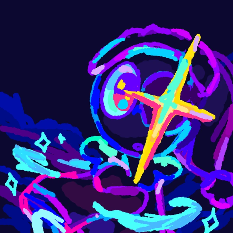 vee and astro with colorful lineart | Fandom