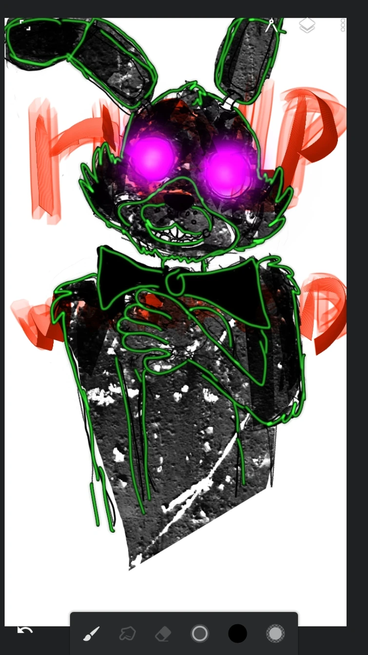 Glitchtrap drawing | Fandom