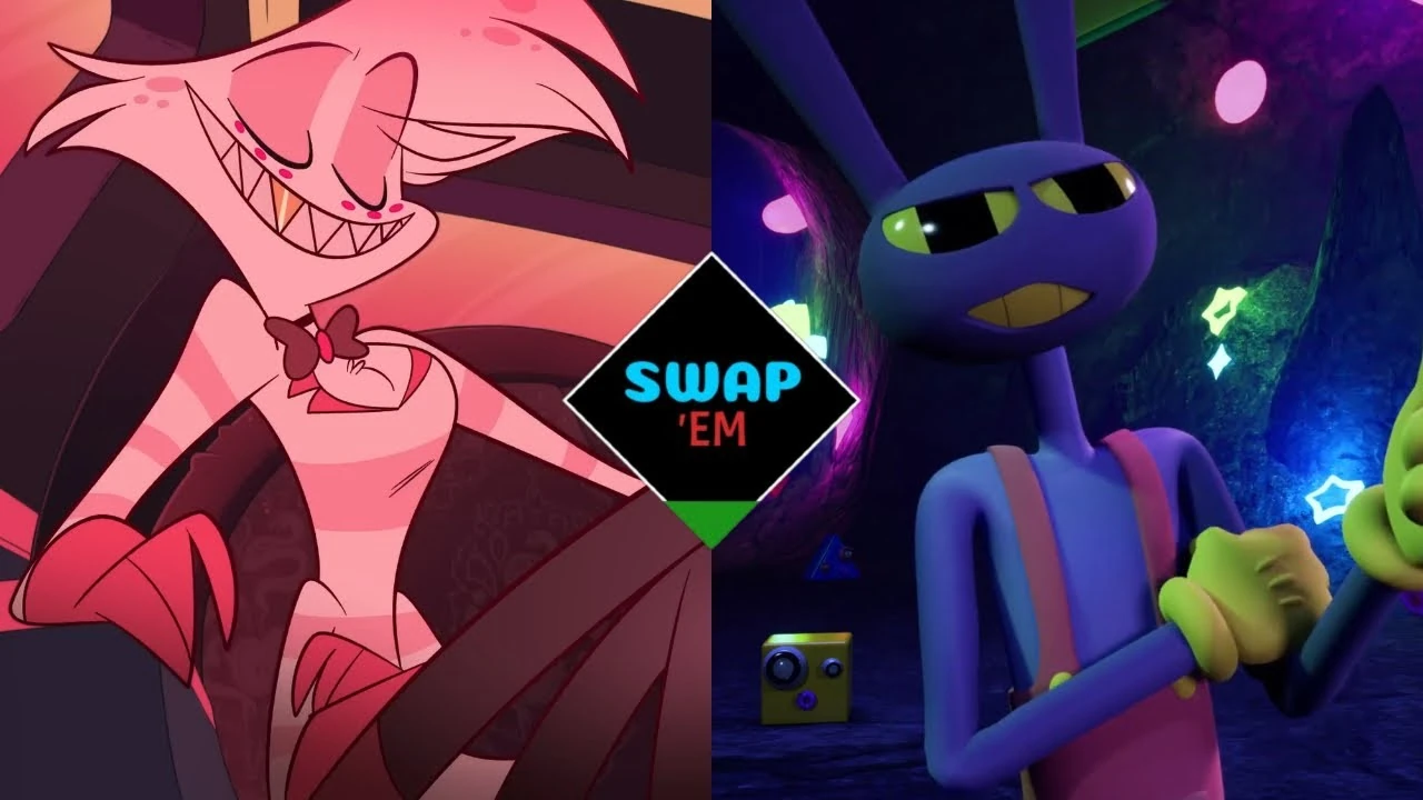 ANGEL DUST & JAX VOICE SWAP | Hazbin Hotel/The Amazing Digital Circus ...
