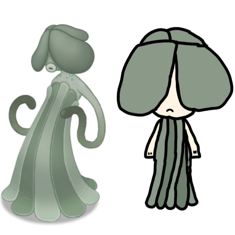 Fluoress and TooToo human attempt | Fandom