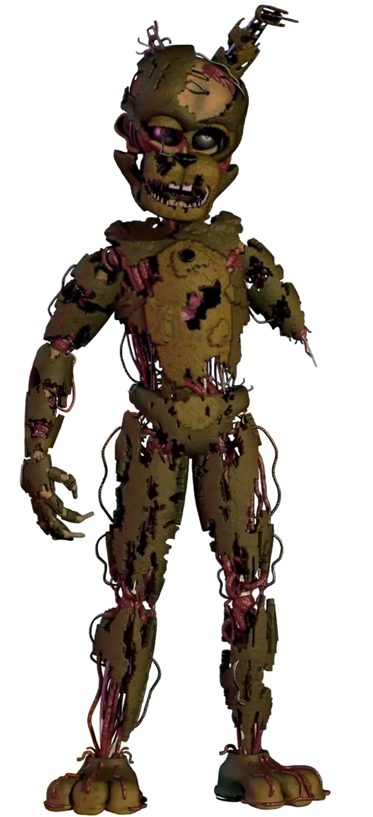 why didnt scraptrap shank michael with his arm spike thing? is he ...