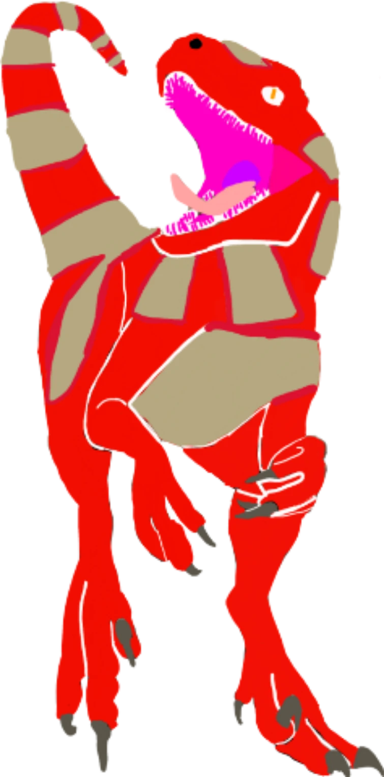 Atrociraptor Red in 2d fanart | Fandom
