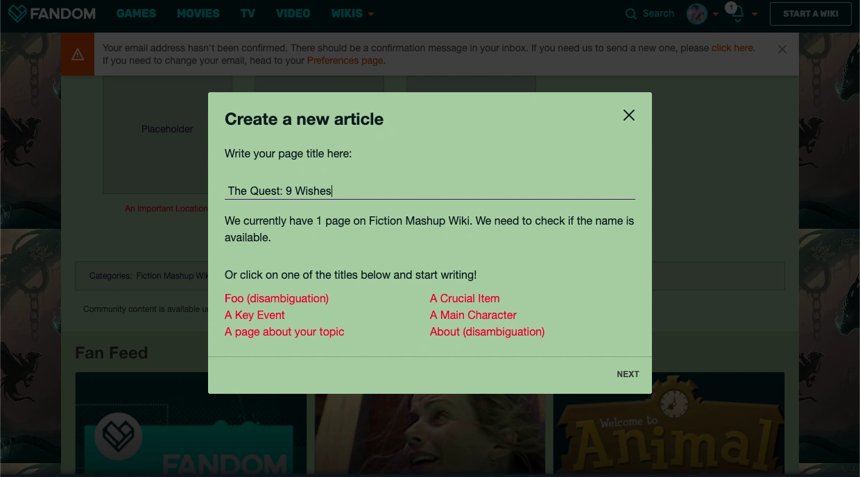 Creating Your Story | Fandom