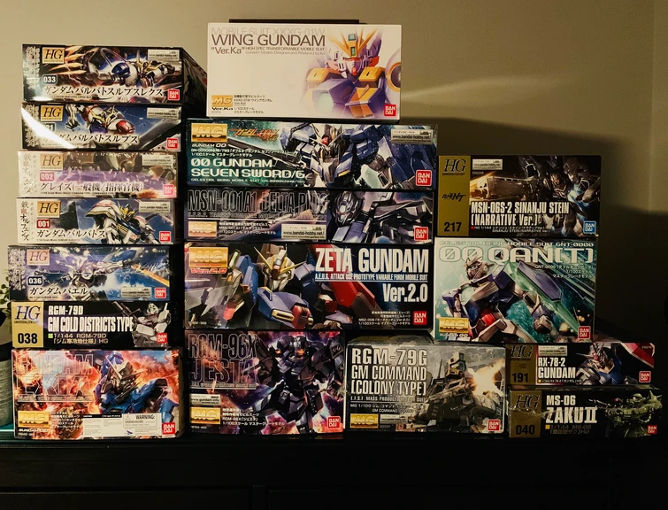 Anyone else have a decent size backlog of Gunpla? | Fandom