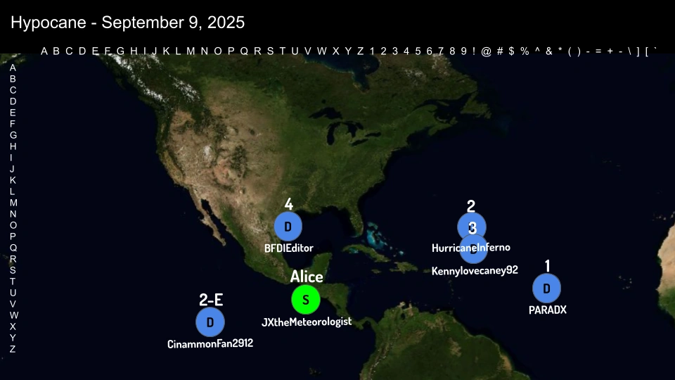 Hypocane - September 9, 2025 - Atlanticpalooza and Alice becomes first ...
