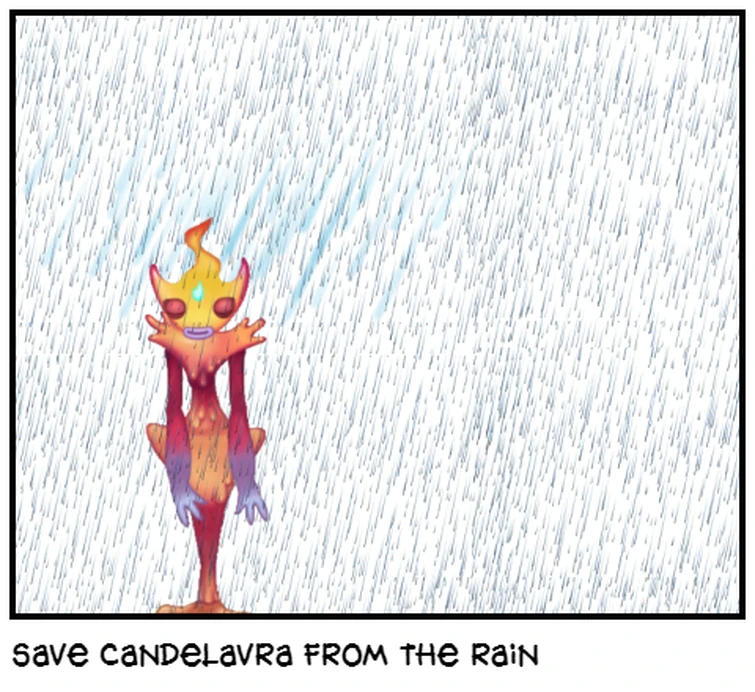 Don't let the rain extinguish Candelavra | Fandom