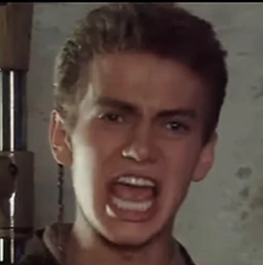 Which Anakin screaming face is the best | Fandom