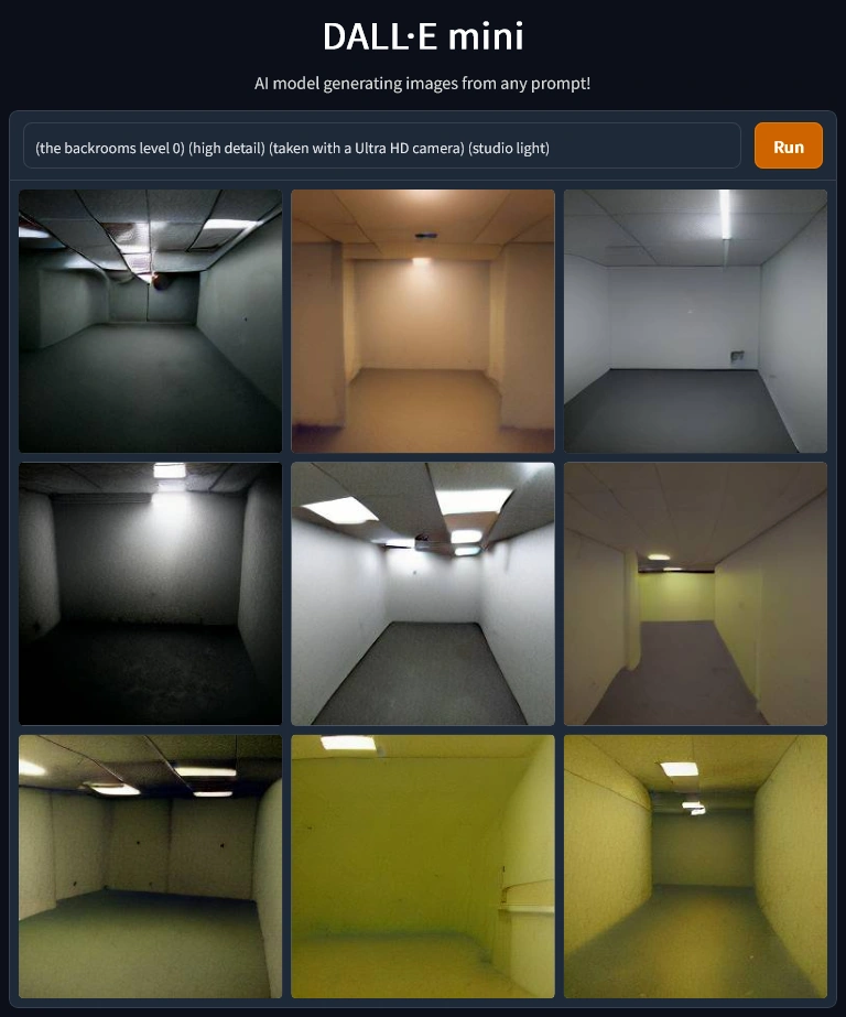 (the backrooms level 0) (high detail) (taken with a Ultra HD camera ...