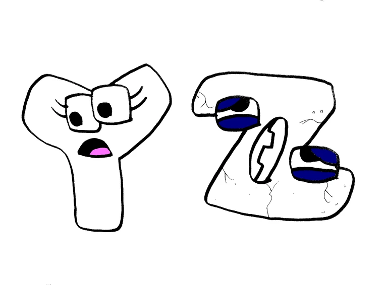 My drawing of Y and Z | Fandom