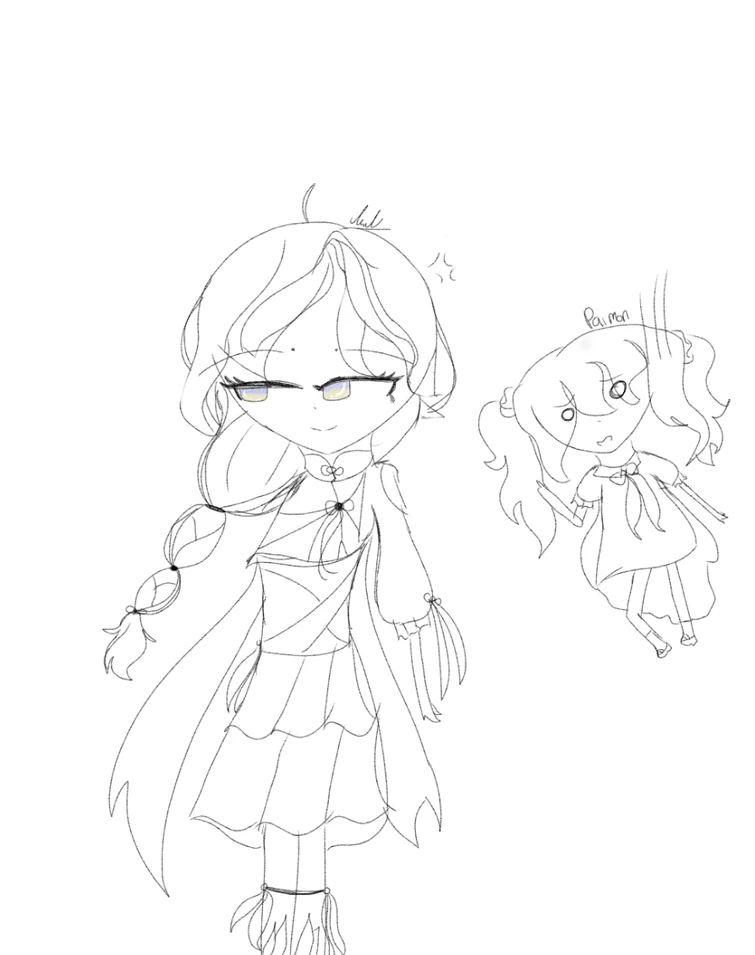 Shenhe and paimon in modernized version | Fandom