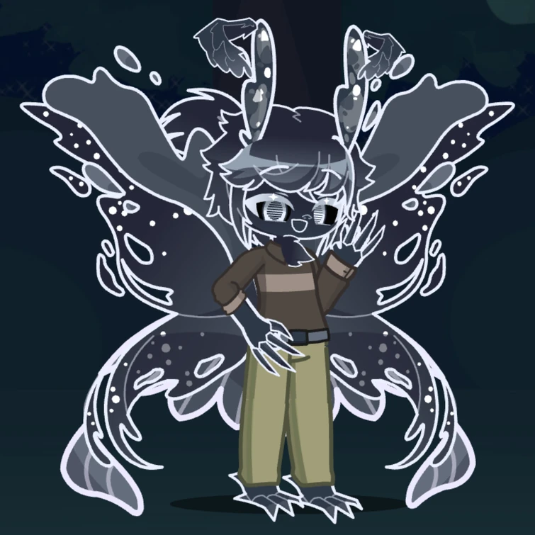 Pretty moth boy 🦋🖤 (1/5) | Fandom