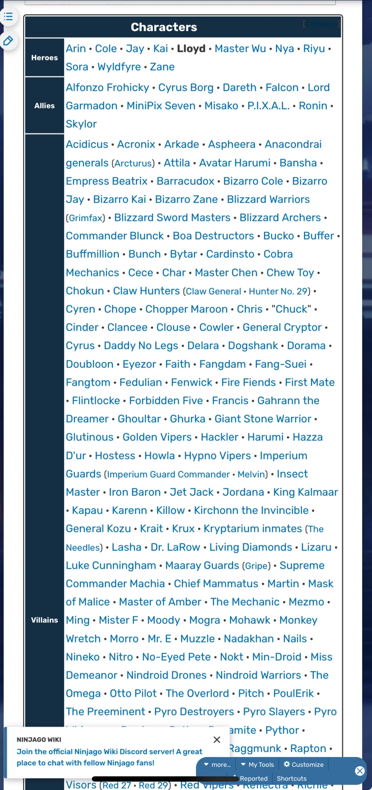 Navbox Survey | Fandom