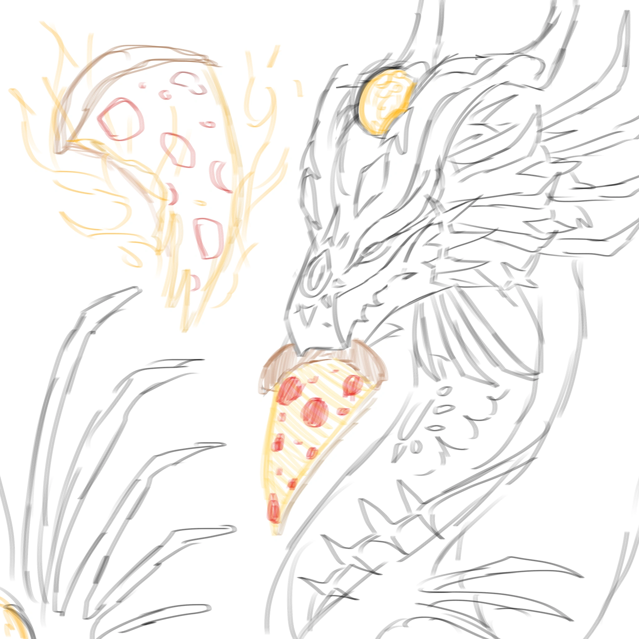 REPOST!! ] DRAWING YOUR FAVORITE DRAGONS EATING YOUR FAVORITE FOOD ...