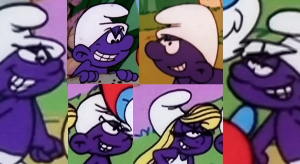 Purple Smurfs like Aether Foundation Employee (Shadow) is Parody! | Fandom