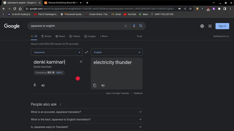 I put MHA character names through google translate | Fandom