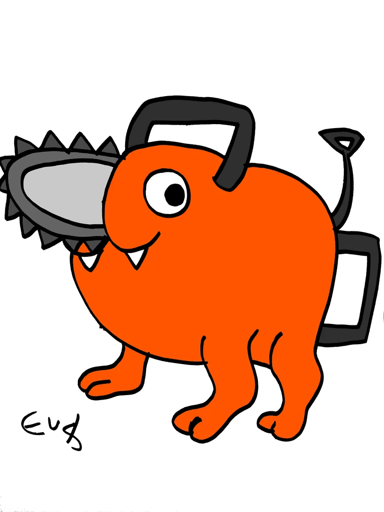 My drawing of Pochita | Fandom