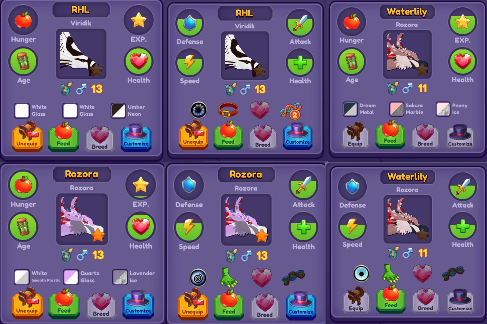 Looking for a FM Legendary Colored Scrawei, Or multiple normal scrawei ...