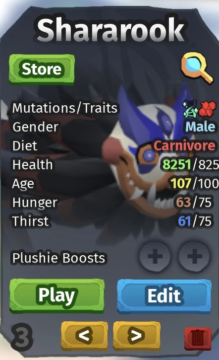 Selling Glowtail Shararook with bite trait for 4k![sold] | Fandom