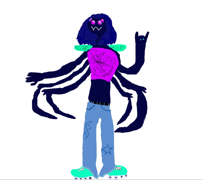 This is a spider OC I made back in July but its remastered | Fandom