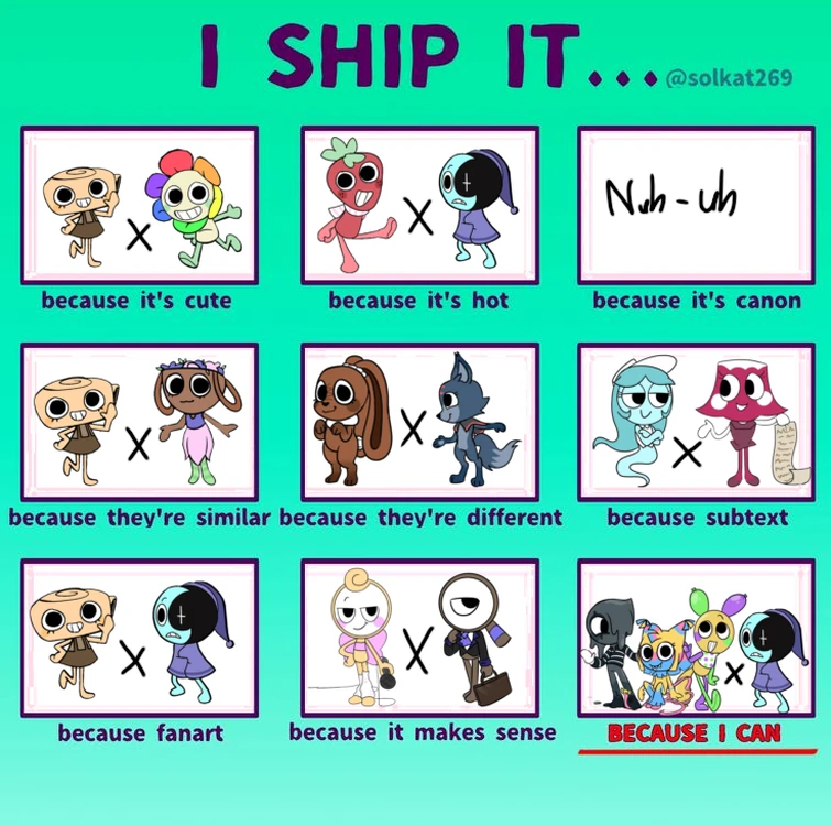 Go my random ass ship chart | Fandom
