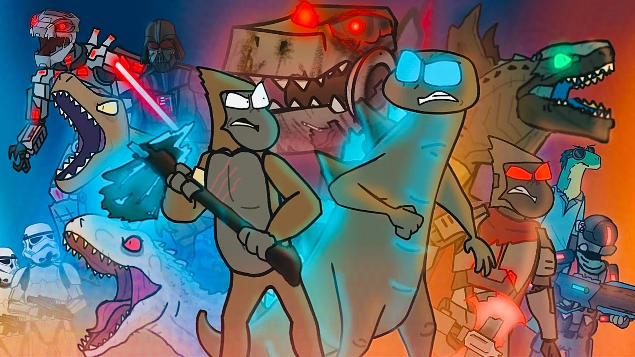 Triangle vs Monkey Season 3 Full Movie🦖🦍🐉🤖🦎 | Fandom